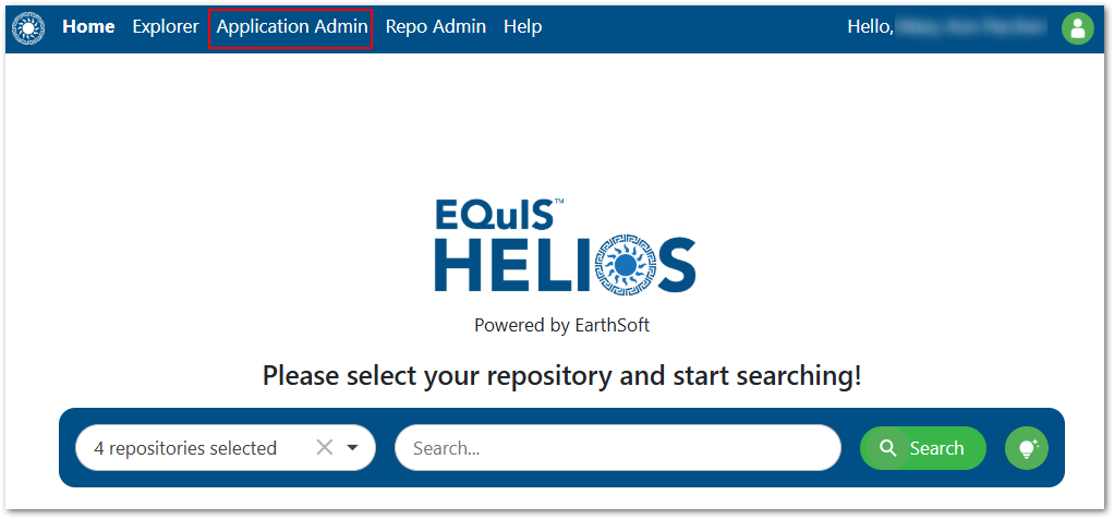 Helios Administration | EQuIS Documentation